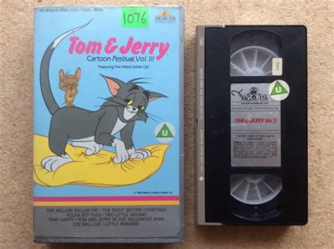 Tom And Jerry Cartoon Festival Vhs £500 Picclick Uk