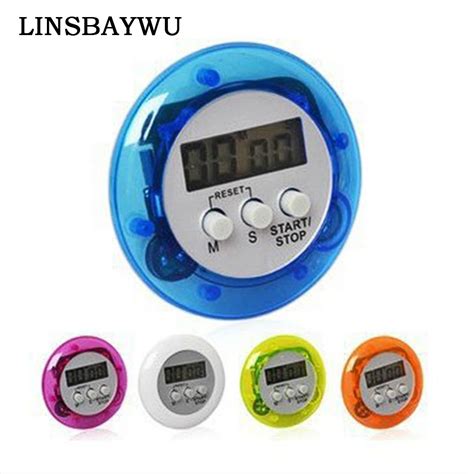1pc 미니 Lcd 타이머 디지털 마그네틱 레이싱 주방 카운트 다운 알람 시계 중지 시계 메모리 기능 타이머 주방 도구 핫