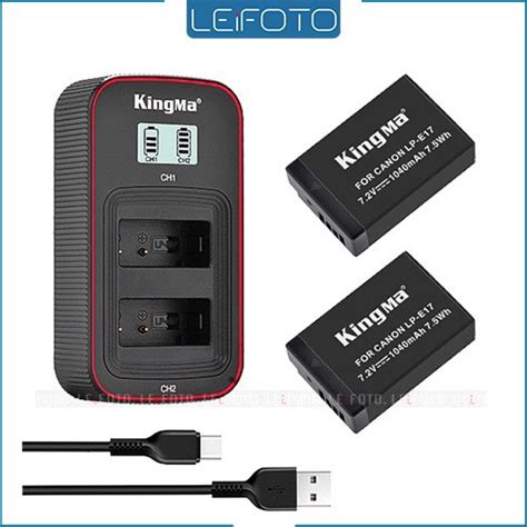 KingMa MAh LP E Pack Battery And LCD Dual Charger Kit For Canon EOS RP D D D