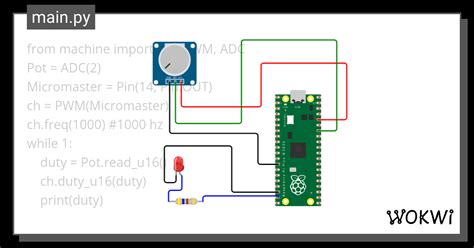 Pot Micromaster Copy Wokwi ESP32 STM32 Arduino Simulator