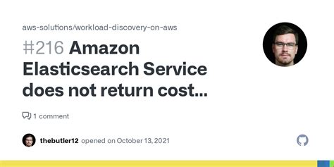 Amazon Elasticsearch Service Does Not Return Cost Data Issue Aws Solutions Workload