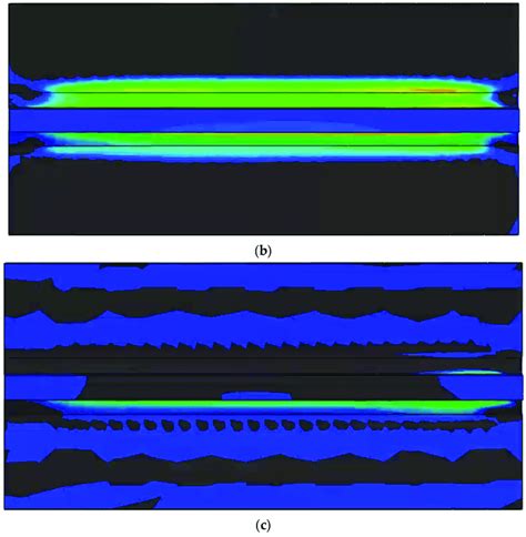 Tensile And Compressive Stress Distribution A X Directional B