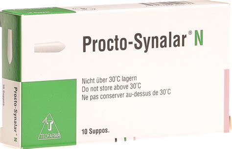 Procto Synalar N 10 Zäpfchen in der Adler Apotheke