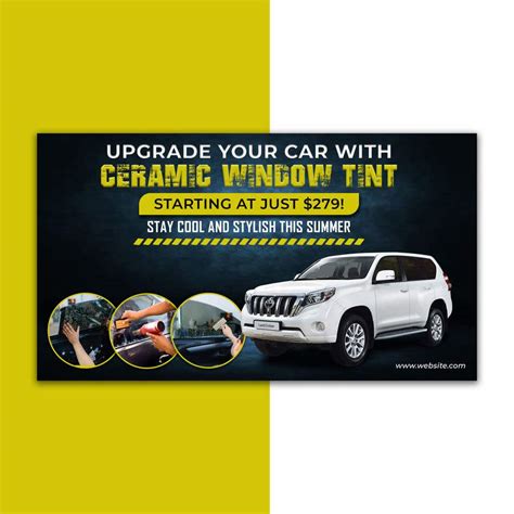 Entry 65 By Mirza2000 For Window Tint Banner Freelancer