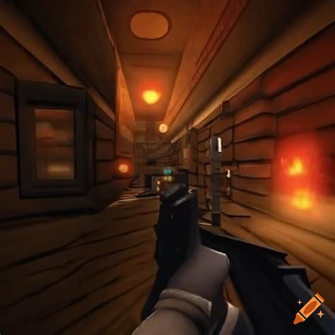 Retro Fps Gameplay With Advanced Raycasting Engine On Craiyon