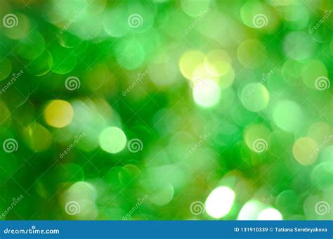 Green Bokeh Lights Defocused Background Stock Image Image Of Celebration Abstract 131910339