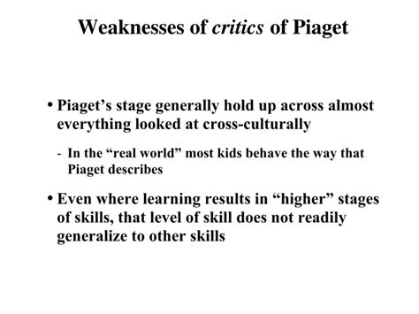 Ppt Fairfield University Psychology 163 Lecture 7 Piaget And