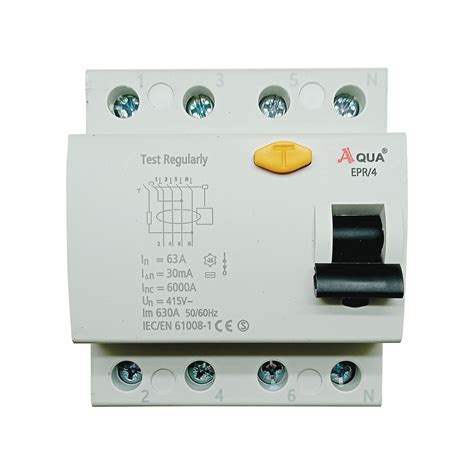 Rccb Residual Current Circuit Breaker Archives Aqua Electrical