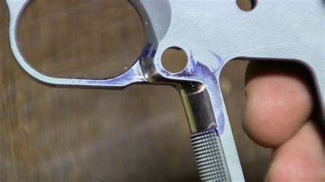 1911 Build 4 Part 3 Trigger Guard Undercut Youtube