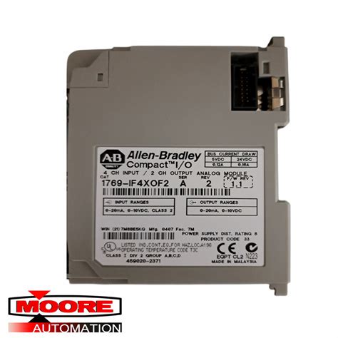 PLC 1769 IF4XOF2 Compact I O Analog Combination Module Manufacturer PLC 1769 IF4XOF2 Compact I O
