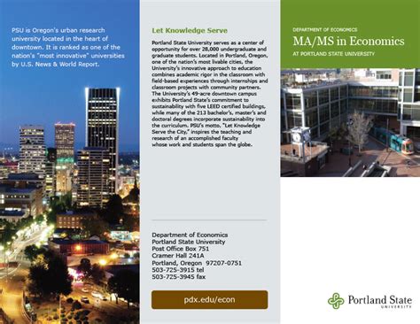 Psu Econ Brochure