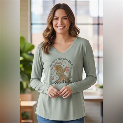 Zenana Outfitters Tops Zenana Brushed Microfiber Long Sleeve Vneck