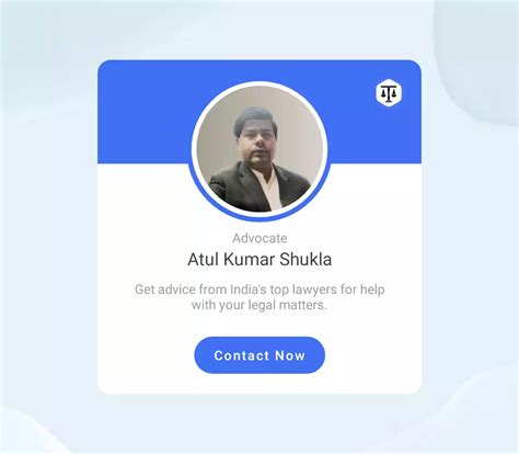 Advocate Atul Kumar Shukla Lawyer In Satna Madhya Pradesh Law4u