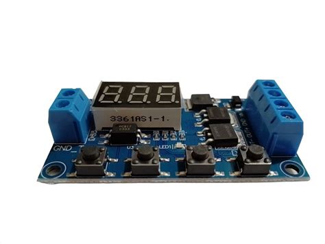DC 5 36V DIGITAL LED RELAY BOARD DUAL MOS TRIGGER CYCLE TIMING CIRCUIT SWITCH TIMER DELAY MODULE