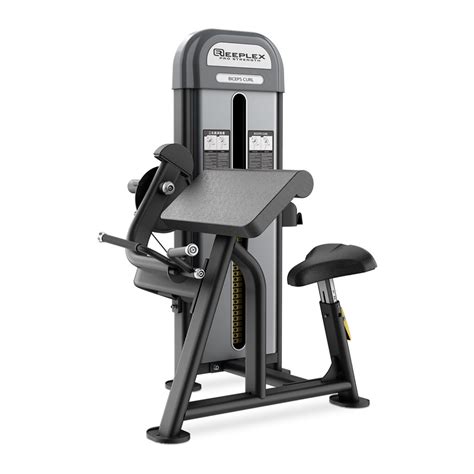 Reeplex commercial Bicep Curl Machine 90kg weight stack - Reeplex