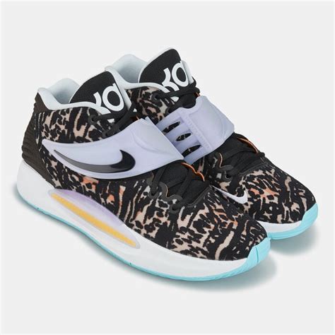 Shop Nike Mens Kevin Durant 14 Basketball Shoe Black Online In Ksa Sss