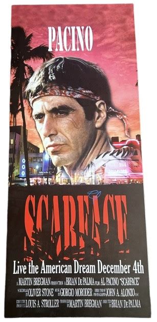 Al Pacino Signed Scarface Canvas Charitystars