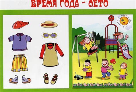 Одежда детей летом картинки для детей