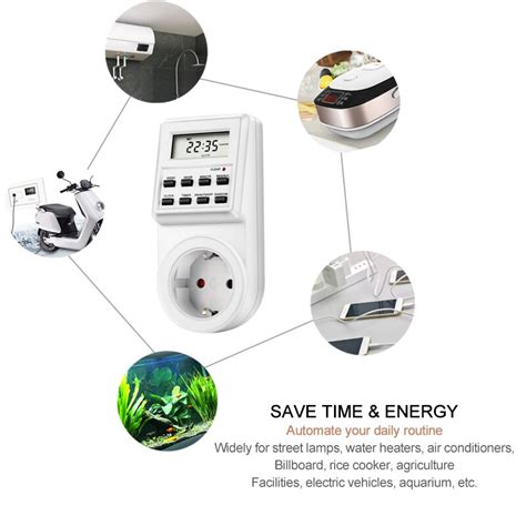 Eu Uk Us Au Br Plug Timer Switch Kitchen Electric Grandado