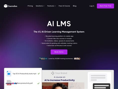 ai lms by coursebox and 38 ai education and online courses sites like