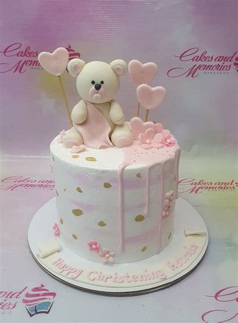 Christening Girl Cake 1165 Cakes And Memories Bakeshop