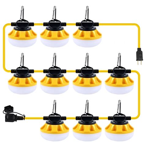 Funglam 100ft Construction Lights String 100w 10000lm Industrial Led