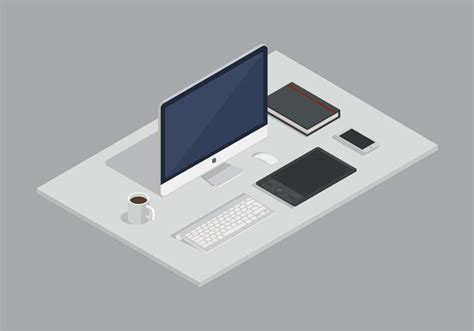 Workspace Isometric Set Vector 217341 Vector Art At Vecteezy