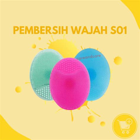 Jual Sikat Pembersih Wajah Silikon S01 Silicone Facial Cleansing Pad