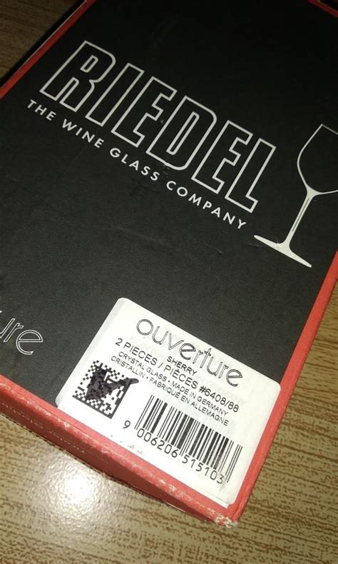 Riedel Sherry Wine Glass Food And Drinks Beverages On Carousell