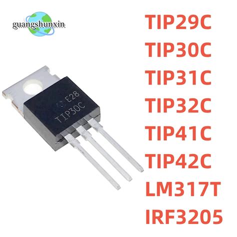 10pcs Tip29c Tip30c Tip31c Tip32c Tip41c Tip42c Lm317t Irf3205