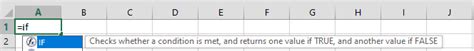 True Or False With If Statement In Excel Efinancialmodels
