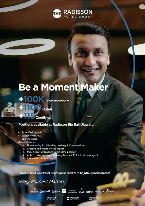 putu ananta wijaya on linkedin hotel team opportunity frontdesk