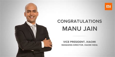 Manu Jain Becomes Xiaomis Vp