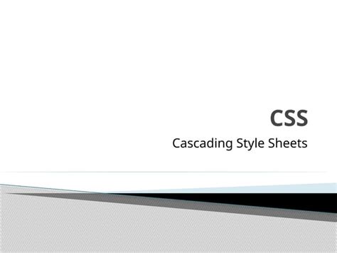 Css Front End Development Designing Web Page Ppt
