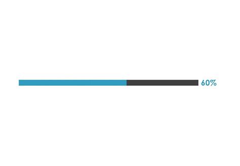60 Percent Loading Icon Progress Bar Vector Illustration 19924928