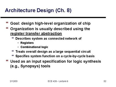 Ece 426 Vlsi System Design Lecture 6 Verilog