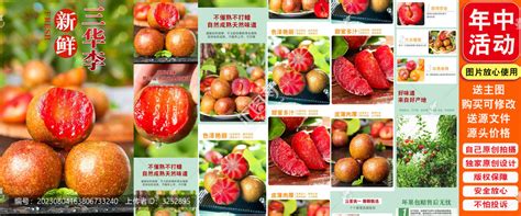 新鲜三华李详情页 其它 其他设计 设计模板 汇图网www huitu