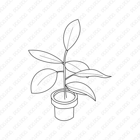 Axonometric Isometric Plant Set Vector Ai