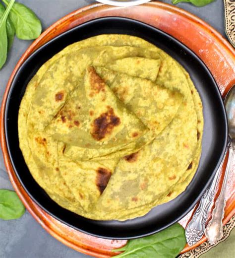 High Protein Roti With Sprouts And Spinach