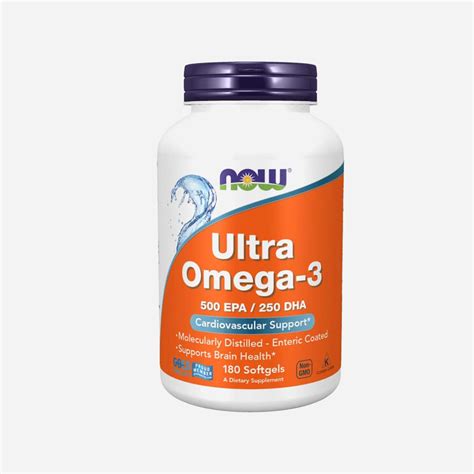 Now Foods Ultra Omega 3 500 Epa 250 Dha 180 Softgels Fish Oil The Fit