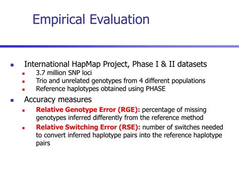 Ppt Isbra 2007 Tutorial A Scalable Algorithms For Genotype And
