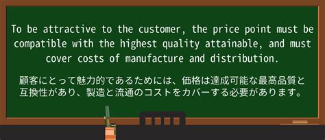 【英単語】price Pointを徹底解説！意味、使い方、例文、読み方