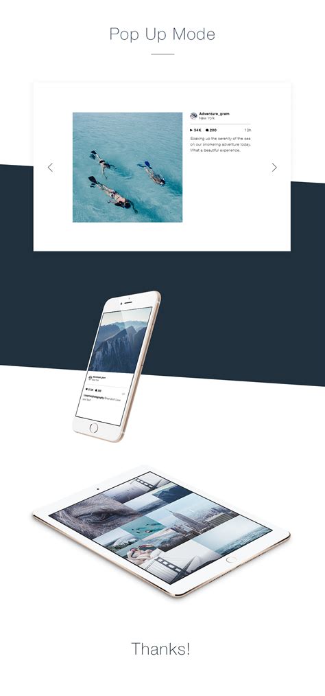 Wix Instagram Feed On Behance