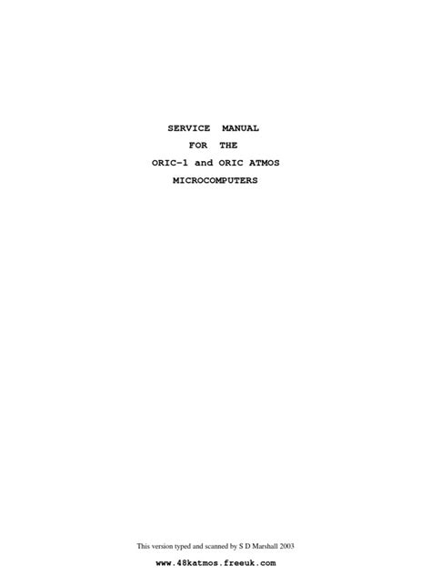 Oric Service Manual Download Free Pdf Electrical Connector Input