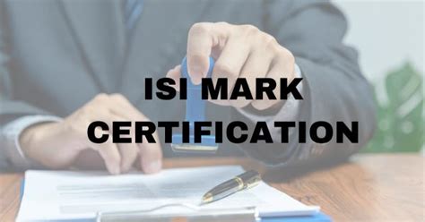 Isi Mark Certificate Registration
