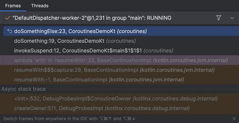 调试 Kotlin 协程 Intellij Idea 文档