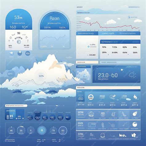 Premium Photo Web Dashboard Weather Weather Monitoring Dashboard Map Based Layout Clean