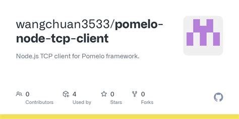 GitHub Wangchuan Pomelo Node Tcp Client Node Js TCP Client For Pomelo Framework