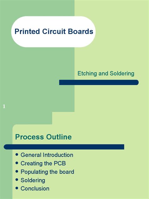 printed circuit boards etching and soldering pdf printed circuit
