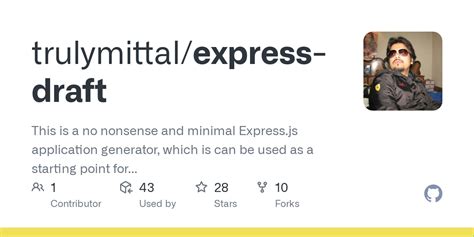 Github Trulymittal Express Draft This Is A No Nonsense And Minimal